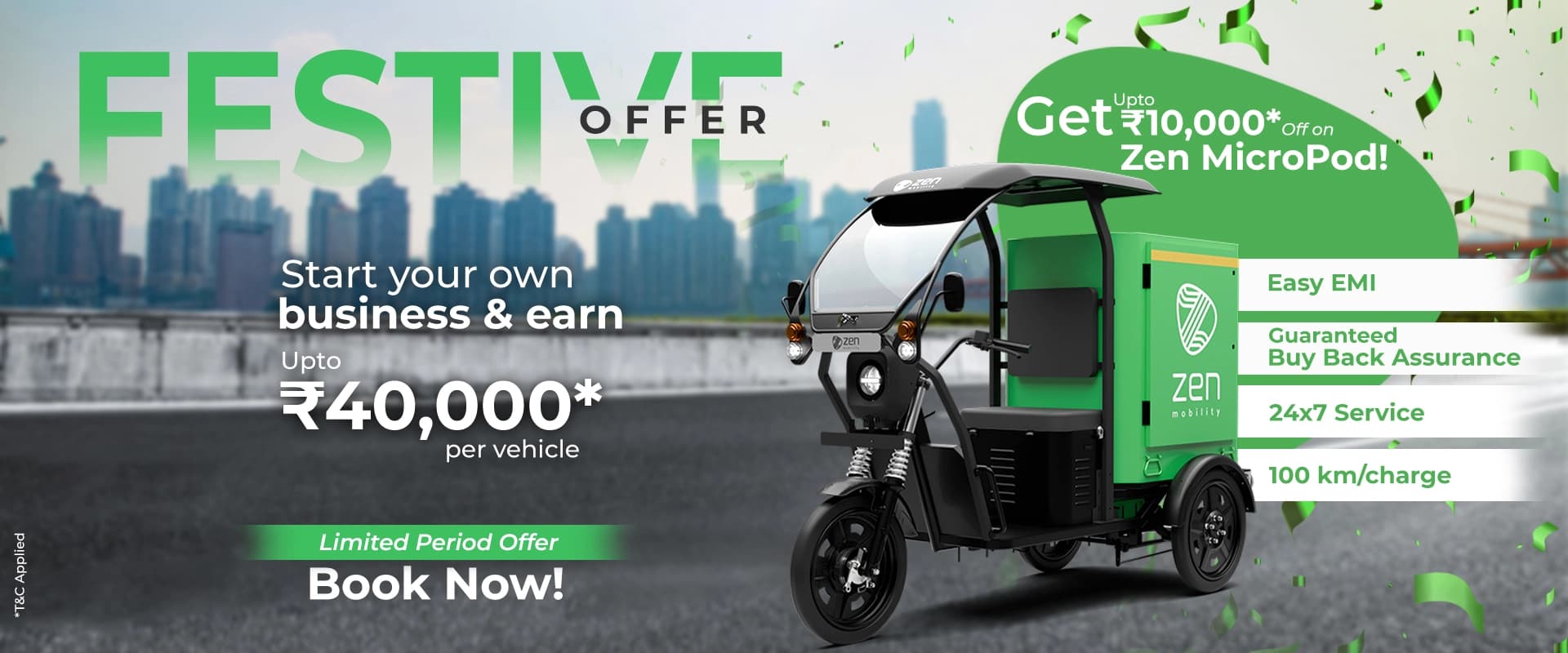 Zen Mobility | Custom Electric 2-Wheeler & 3-Wheeler EV Solutions India